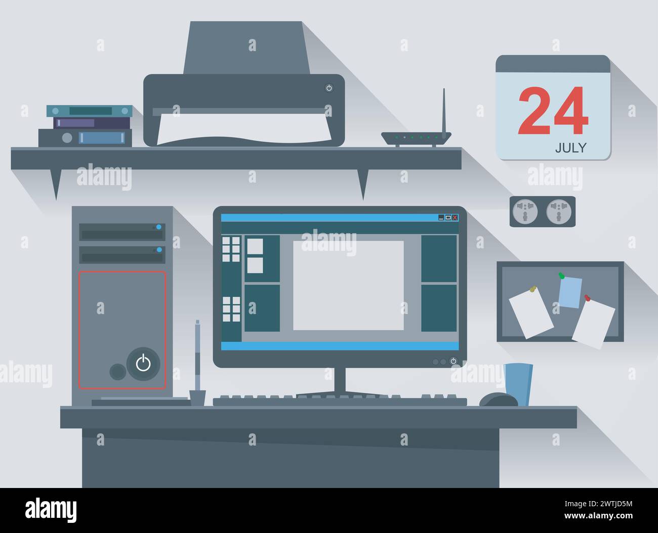 Routine flow Stock Vector Images - Alamy