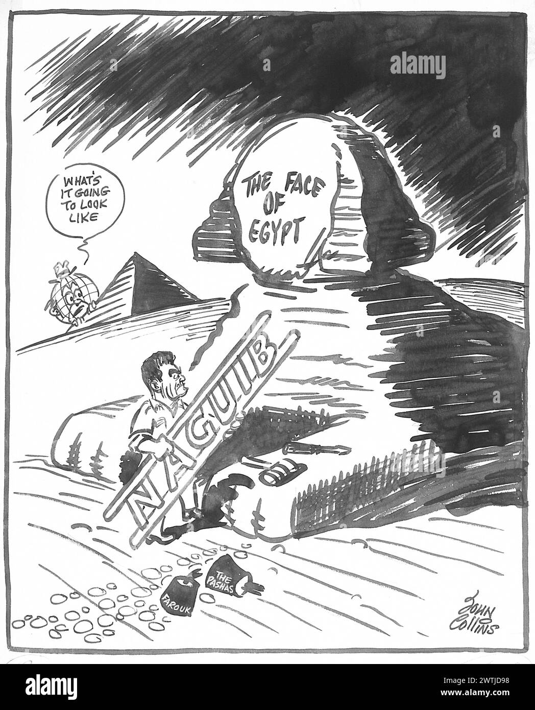 Cartoon - Face Lifting Operation. John Collins (1917-2007 Stock Photo ...