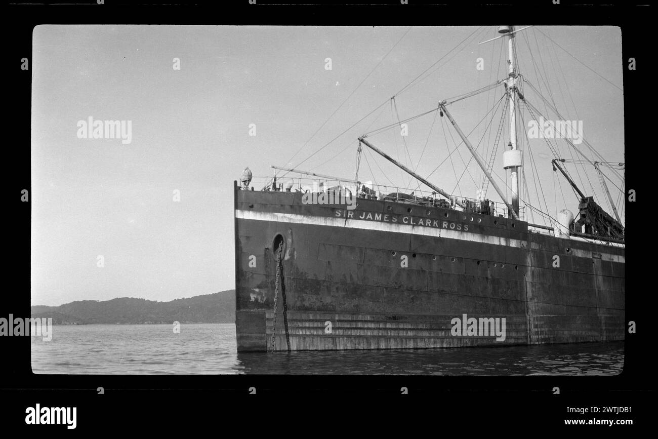 The 'Sir James Clark Ross' whaling ship Nitrate negatives, black-and ...