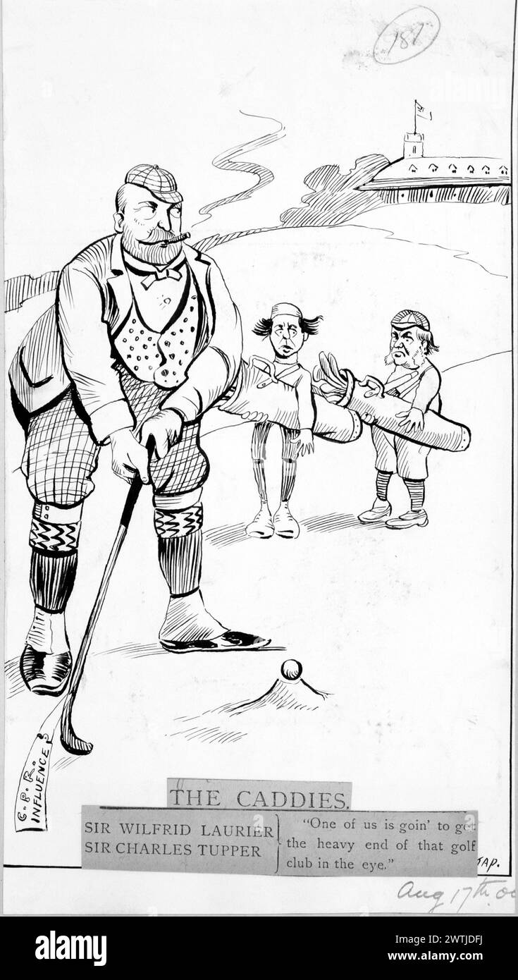 Cartoon - The Caddies Rostap (1866-1949 Stock Photo - Alamy