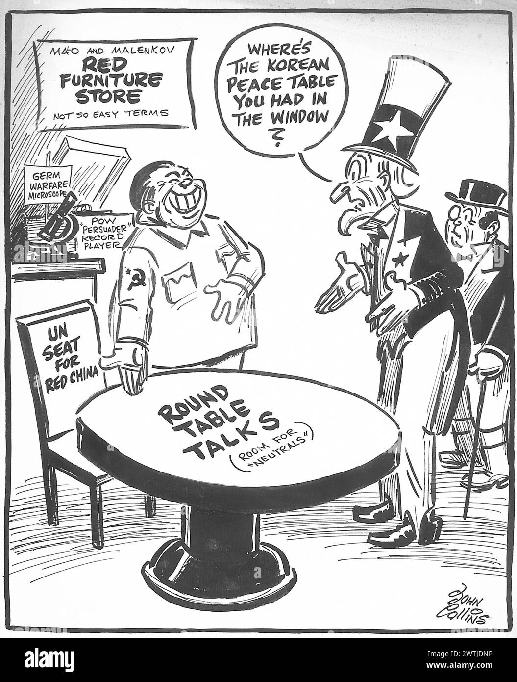 Cartoon - Everything But What We Want. John Collins (1917-2007 Stock ...