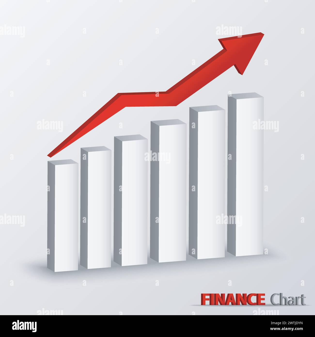 Business Financial Chart, Vector Illustration Stock Vector Image & Art ...