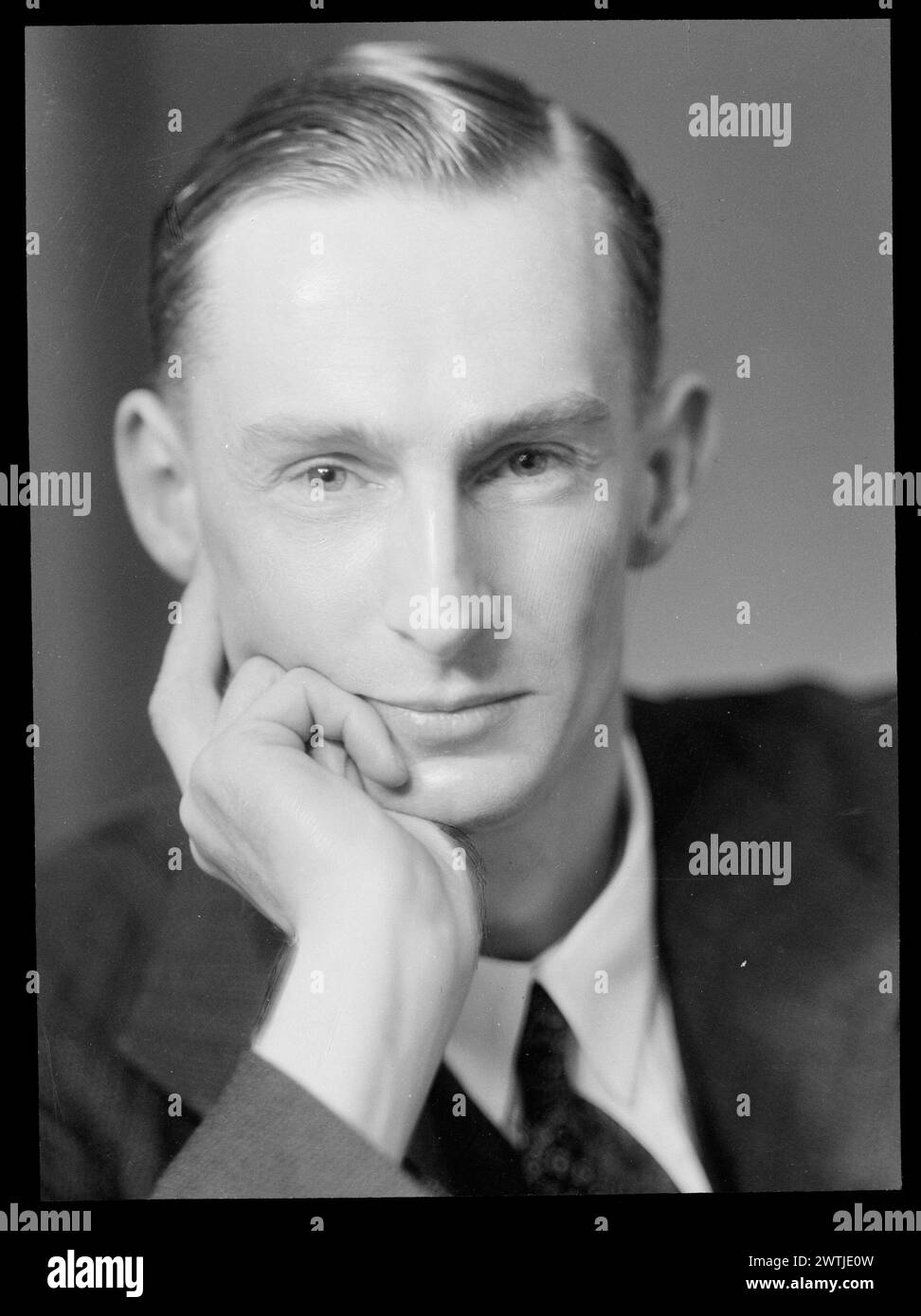 Man; inscribed 'Mr Searle' gelatin silver negatives, black-and-white ...