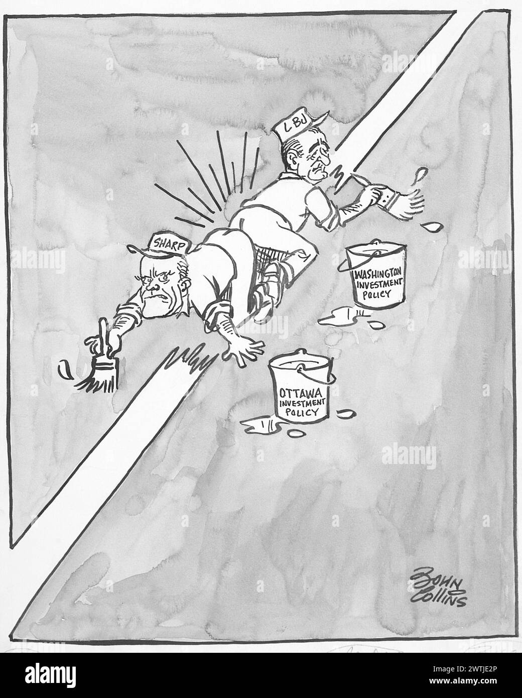 Cartoon - Guidelines. John Collins (1917-2007 Stock Photo - Alamy