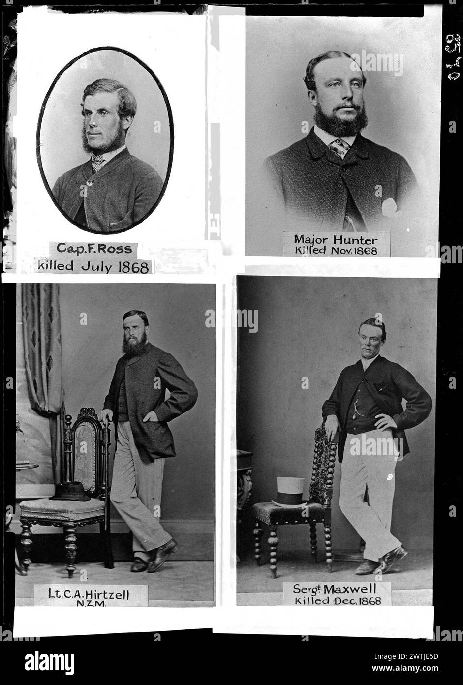 Ross, Hunter, Maxwell, Hirtzell black-and-white negatives Stock Photo ...