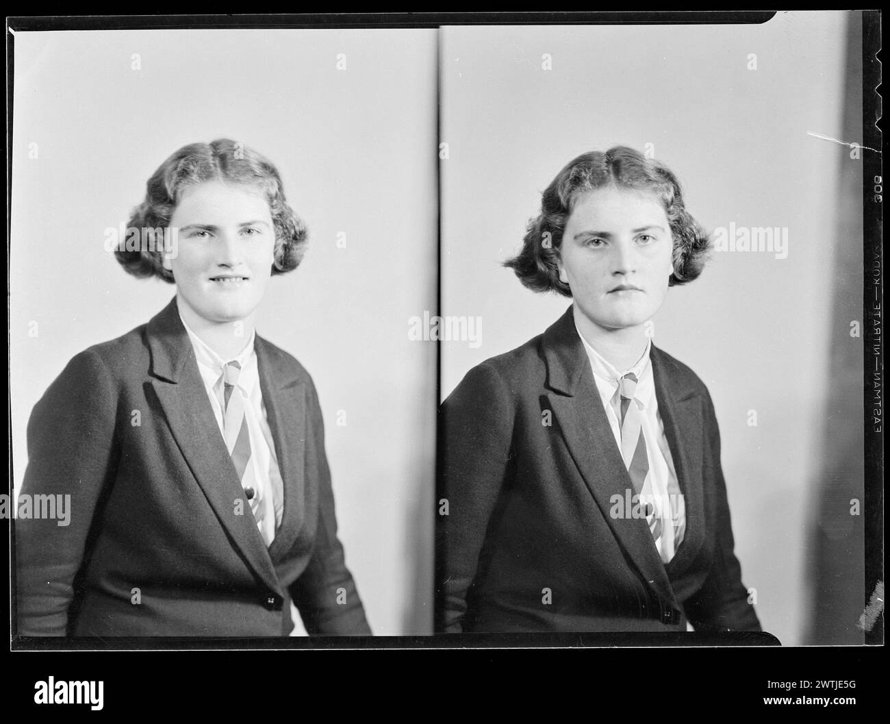 Woman; inscribed 'Miss Hannah' Nitrate negatives, gelatin silver ...
