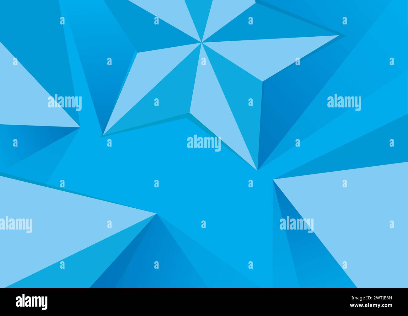 Abstract Polygonal Pyramid and Star Background, Vector Illustration Stock Vector Image & Art - Alamy