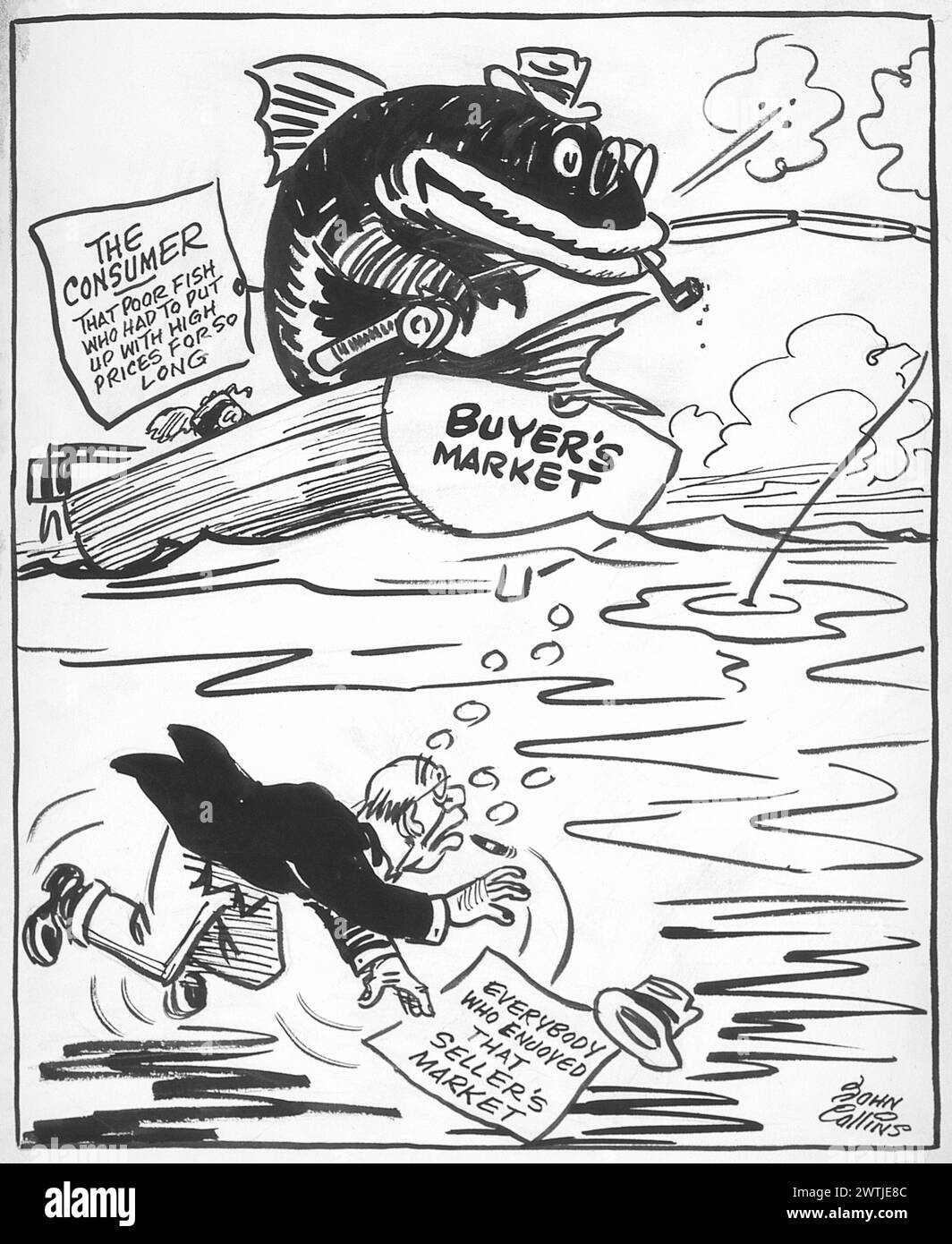 Cartoon - Positions Seem to Be Changing. John Collins (1917-2007 Stock ...