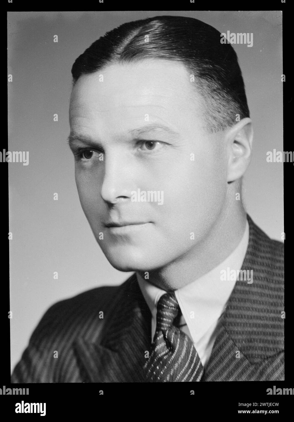 Man; inscribed 'Gordon Gibson' Esquire gelatin silver negatives, black ...