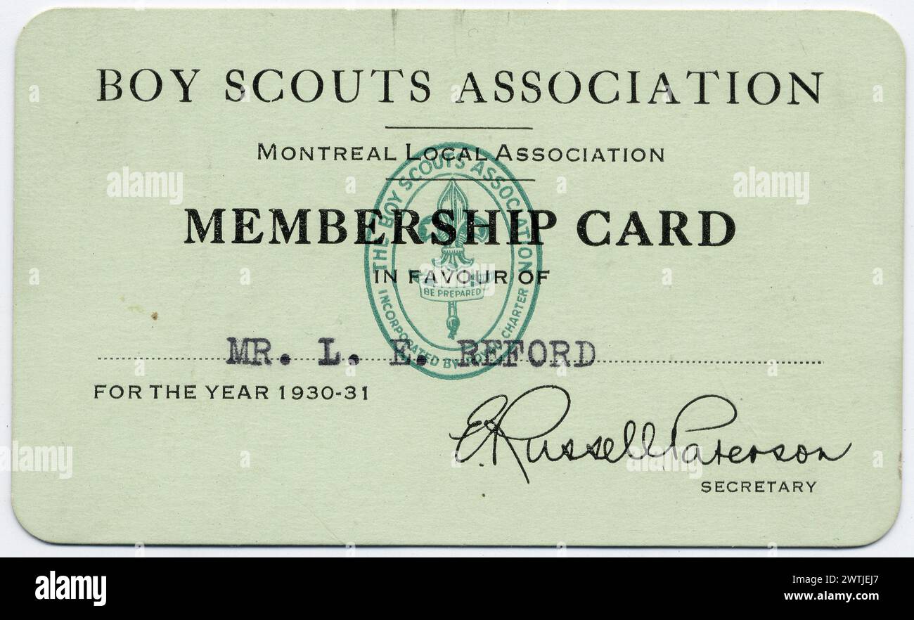 Scout association hi-res stock photography and images - Alamy