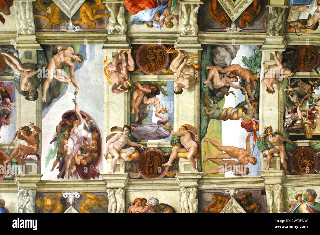 La volta della cappella sistina michelangelo buonarroti 1508 1512 hi-res stock photography and ...