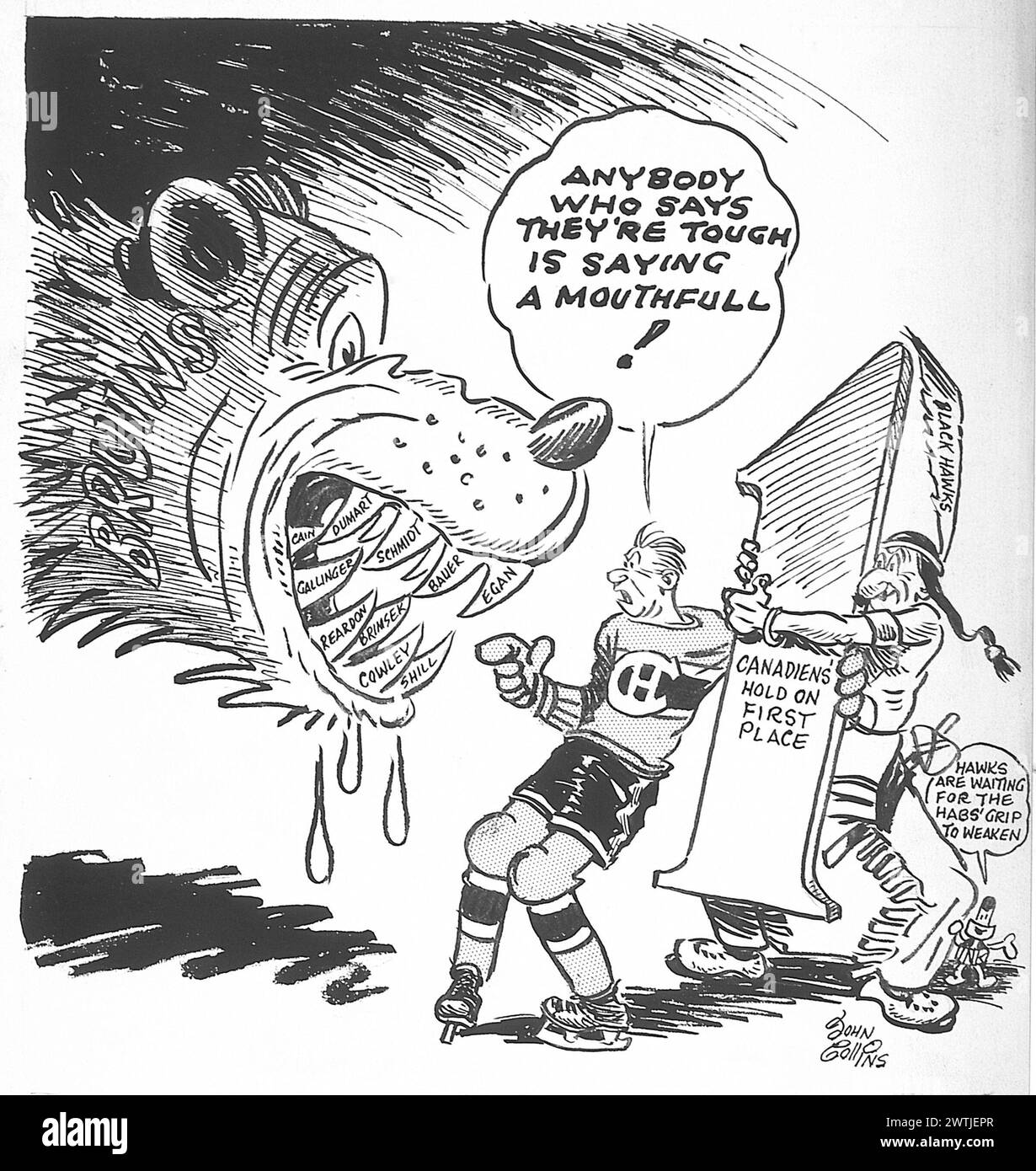 Cartoon - Doesn't Look Like a Boston Tea Party. John Collins (1917-2007 ...