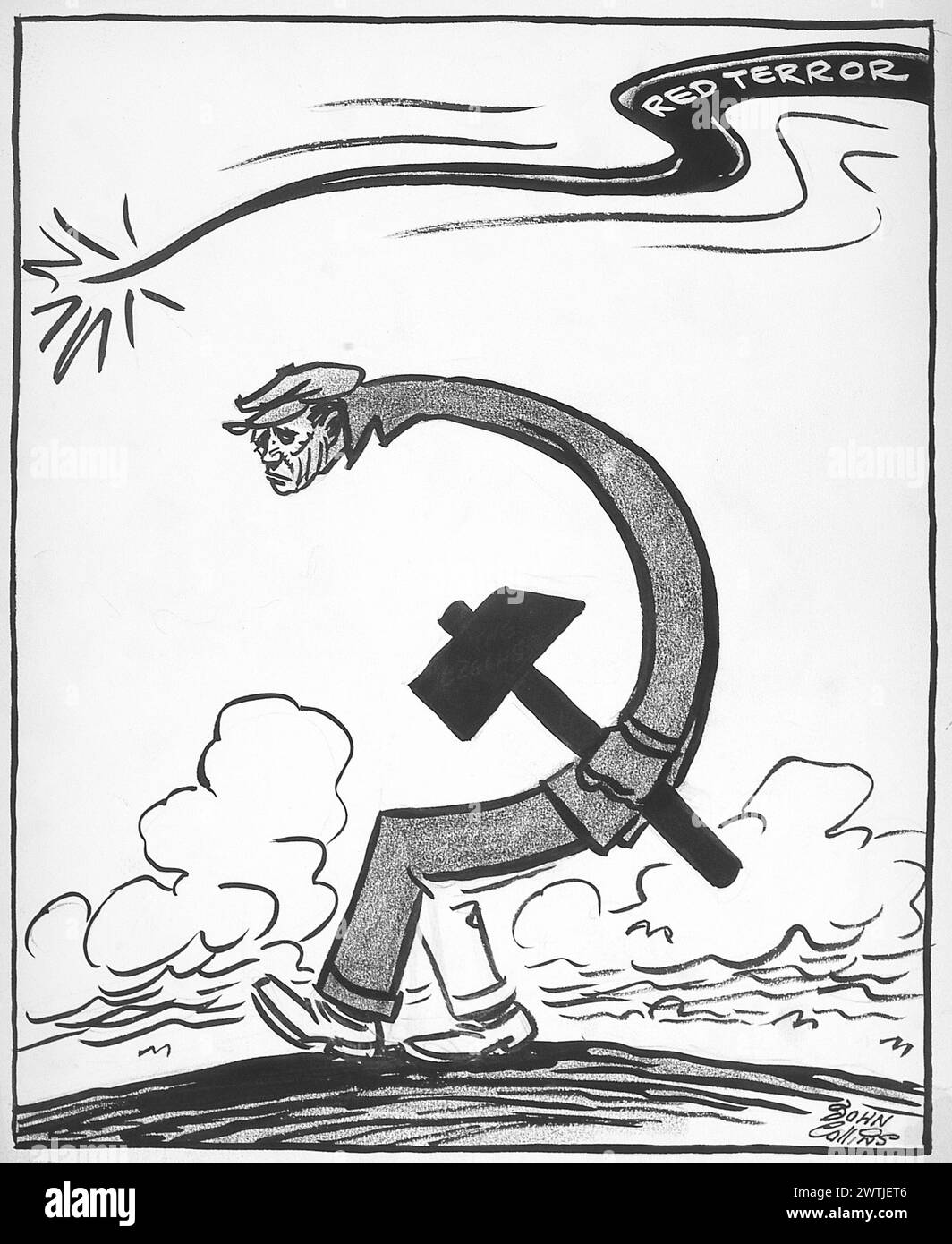 Cartoon - A New Look Comes to Czechoslovakia. John Collins (1917-2007 ...