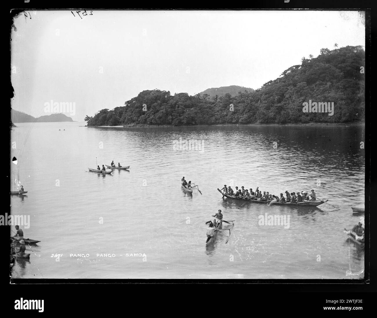 Pango Pango (sic), Samoa black-and-white negatives, gelatin dry plate ...