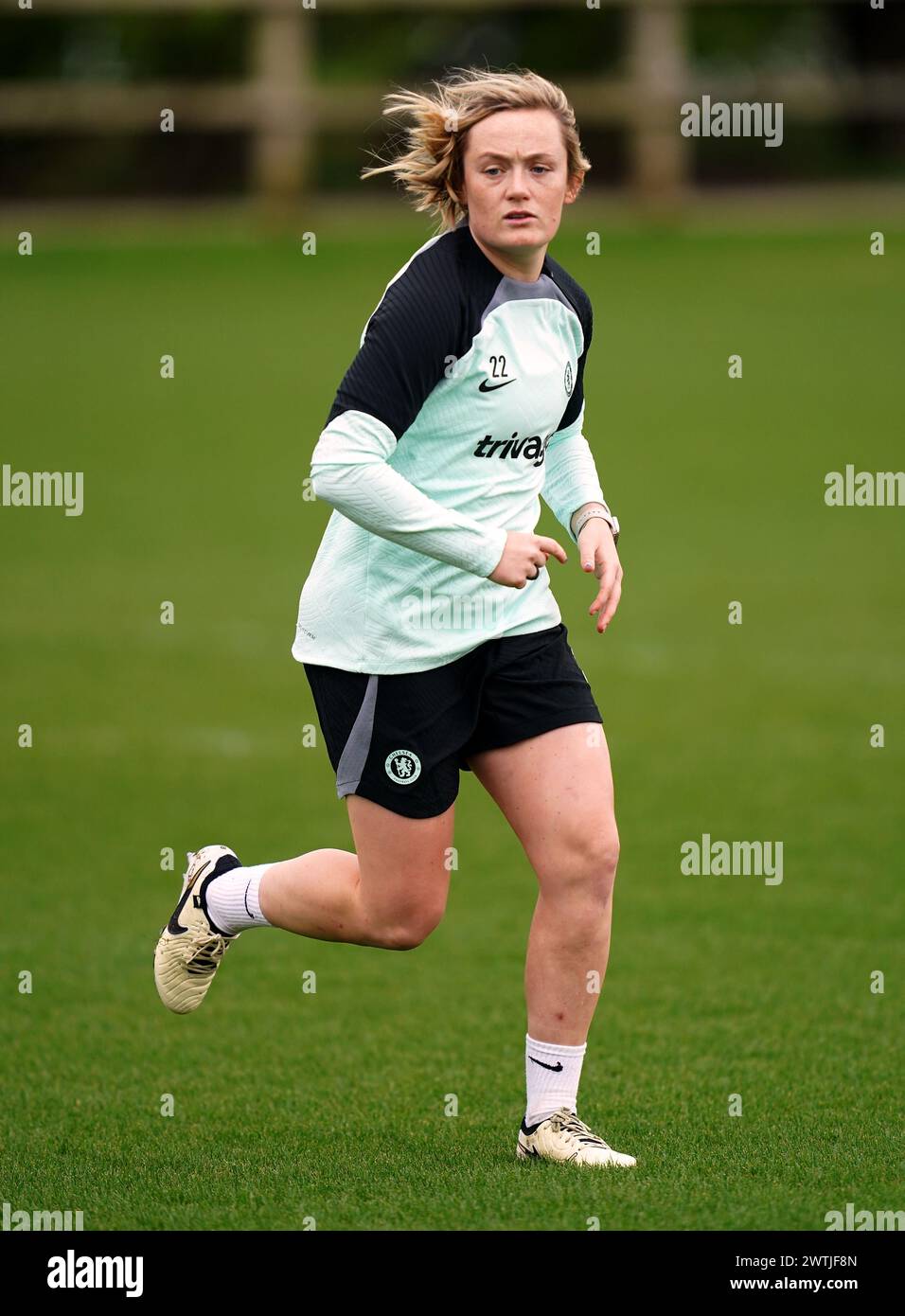 Chelsea's erin cuthbert during a training session at cobham training ...