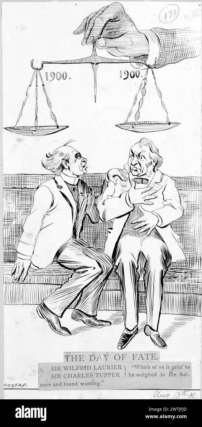Cartoon - The Day of Fate Rostap (1866-1949 Stock Photo - Alamy