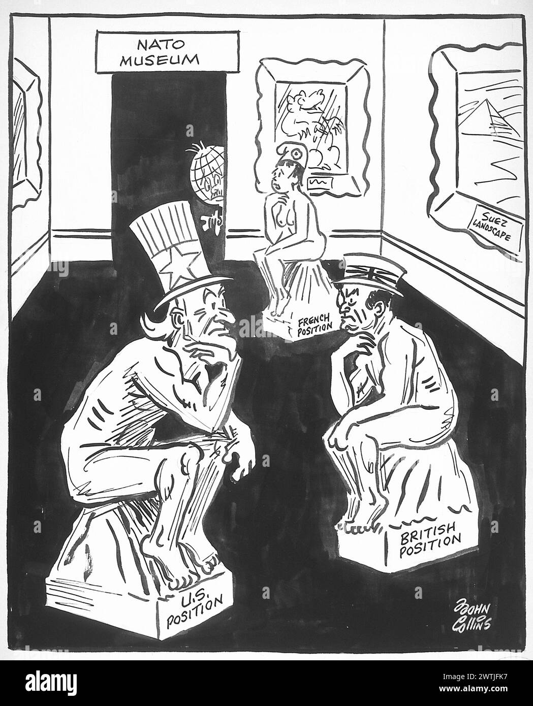 Era protest cartoon Black and White Stock Photos & Images - Alamy
