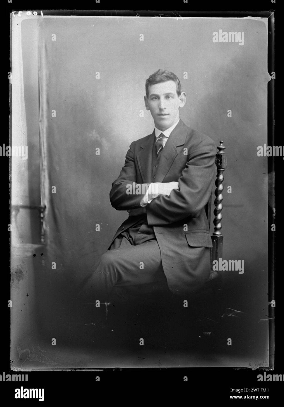 Rose 6 studio portraits, portraits, black-and-white negatives, gelatin ...