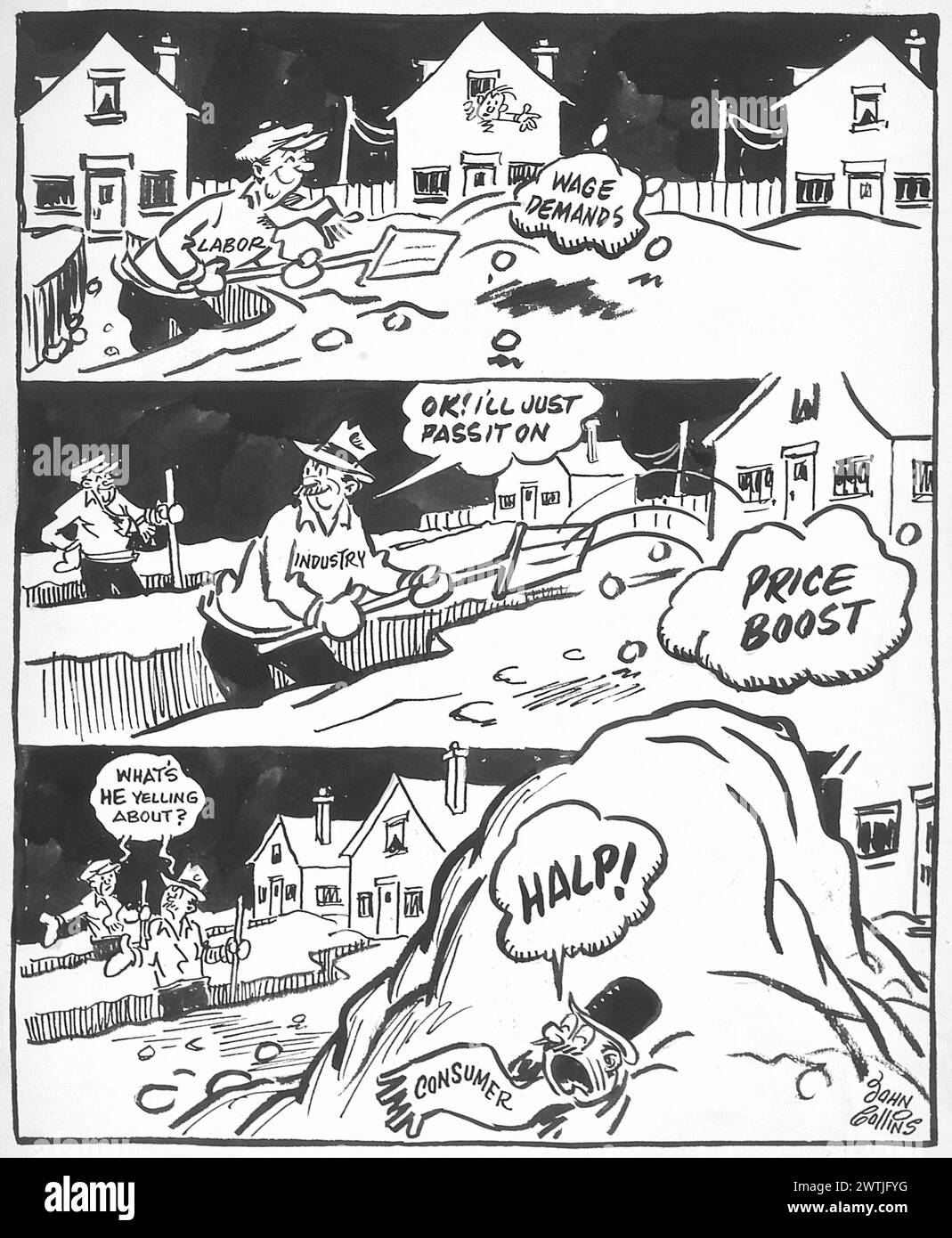 Cold war cartoon Black and White Stock Photos & Images - Alamy