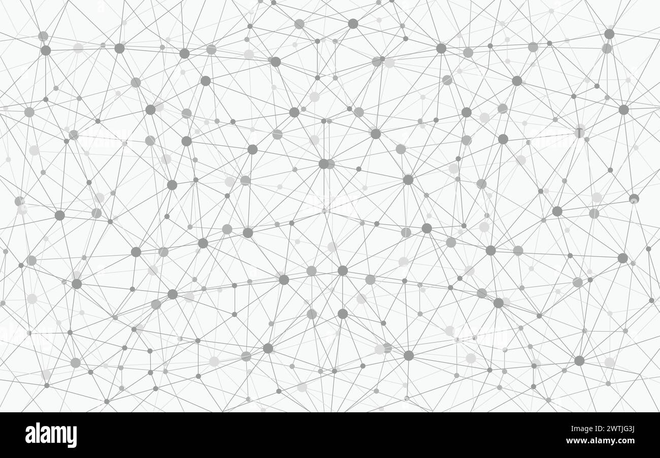 Grayscale Geometric Connection Background Vector Illustration Stock Vector Image And Art Alamy
