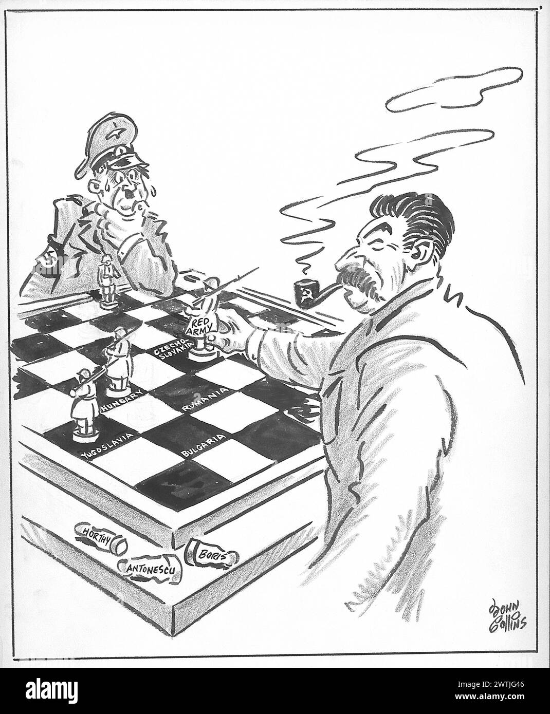 John collins cartoon hi-res stock photography and images - Alamy