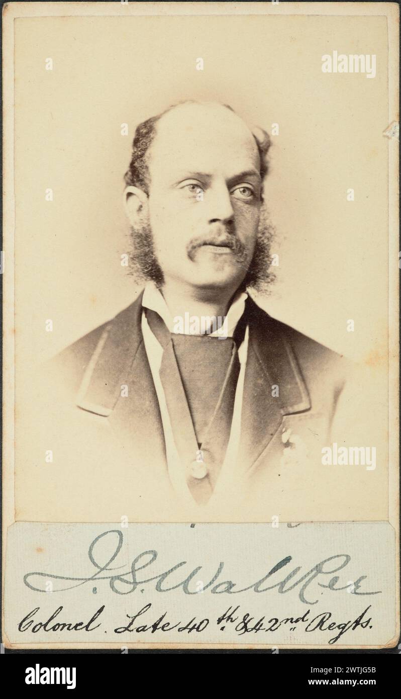 Lieutenant Colonel J. S. Walker, 40th & 42nd Reg.'s cartes-de-visite ...