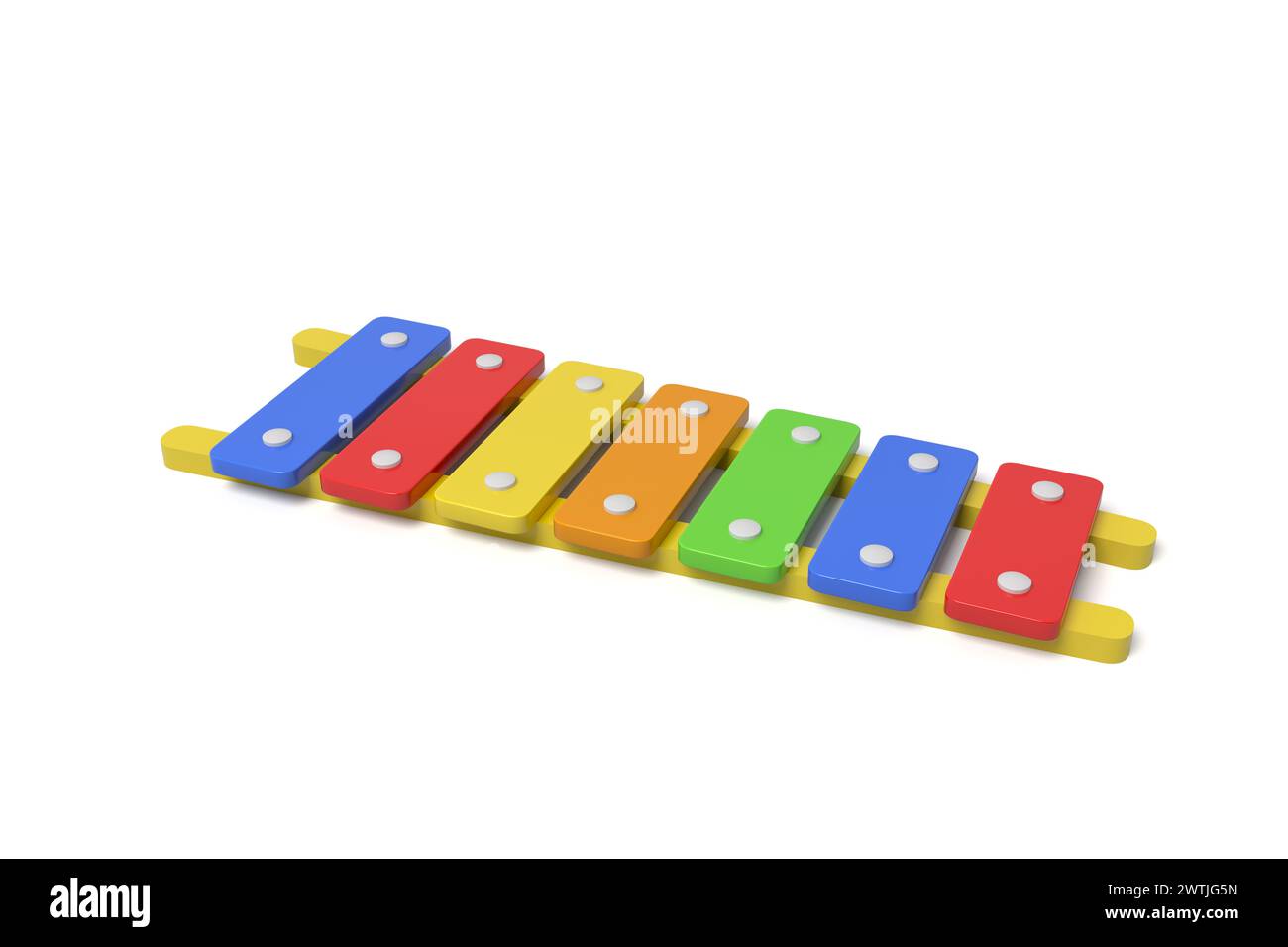 Colorful xylophone on a slight angle Stock Photo - Alamy