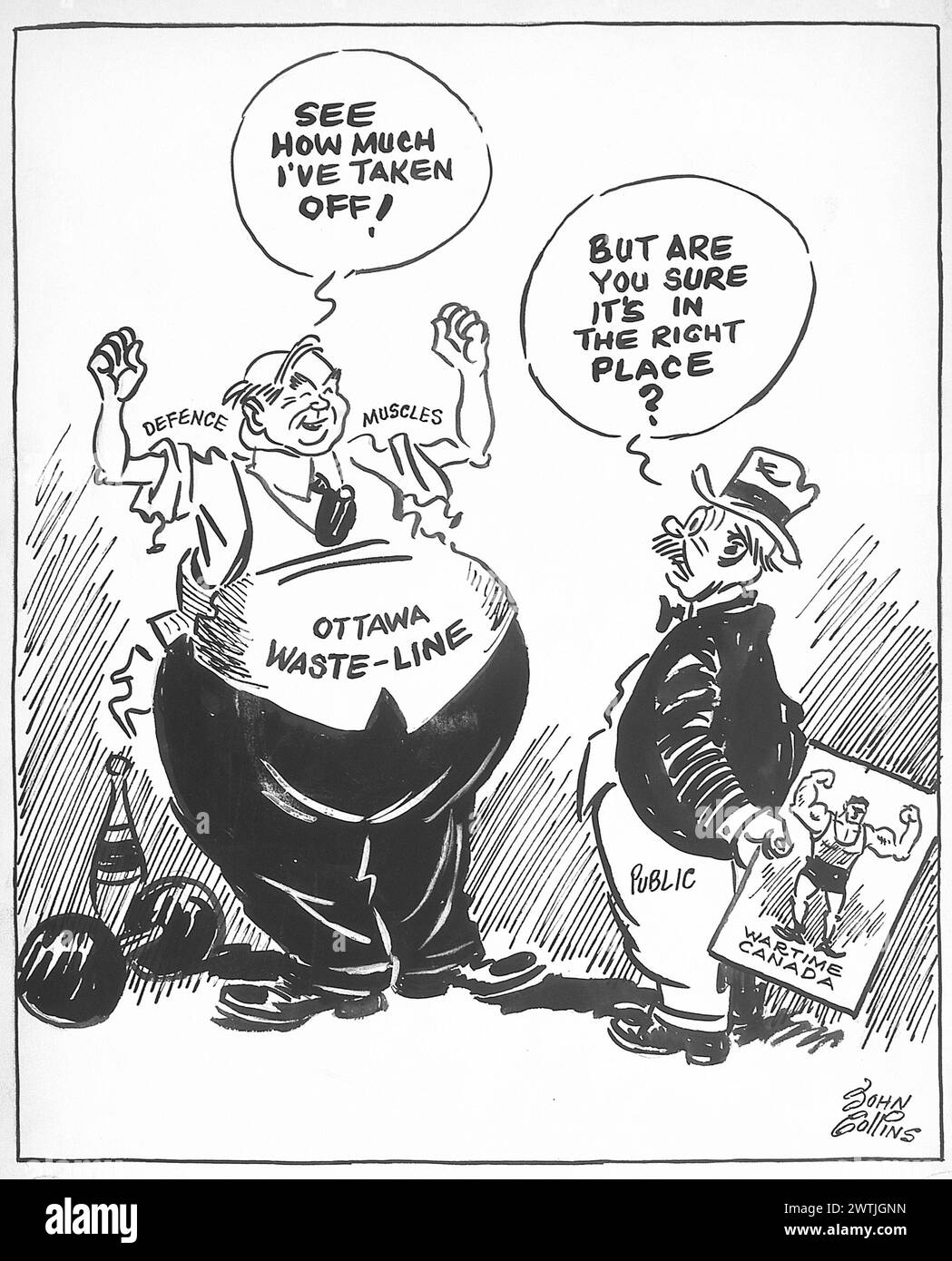 Cartoon - Sometimes Reducing Can Be Unhealthy. John Collins (1917-2007 ...