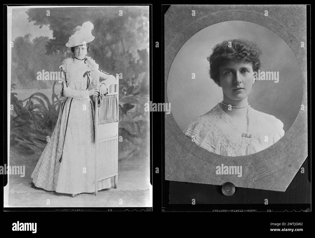 Woman; inscribed 'Miss Digges-Smith'' Nitrate negatives, gelatin silver ...