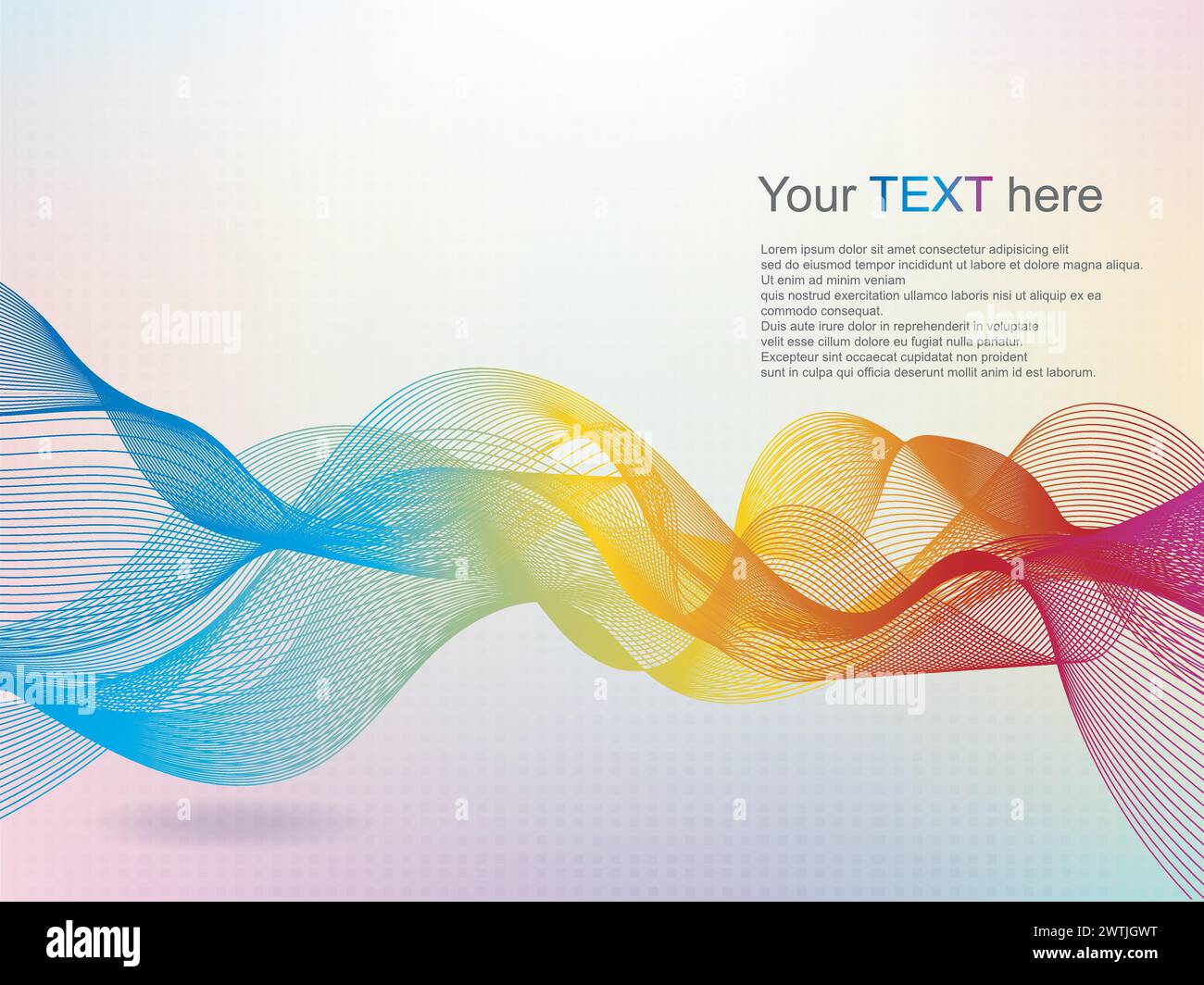 Abstract colored wave header background hi-res stock photography and ...