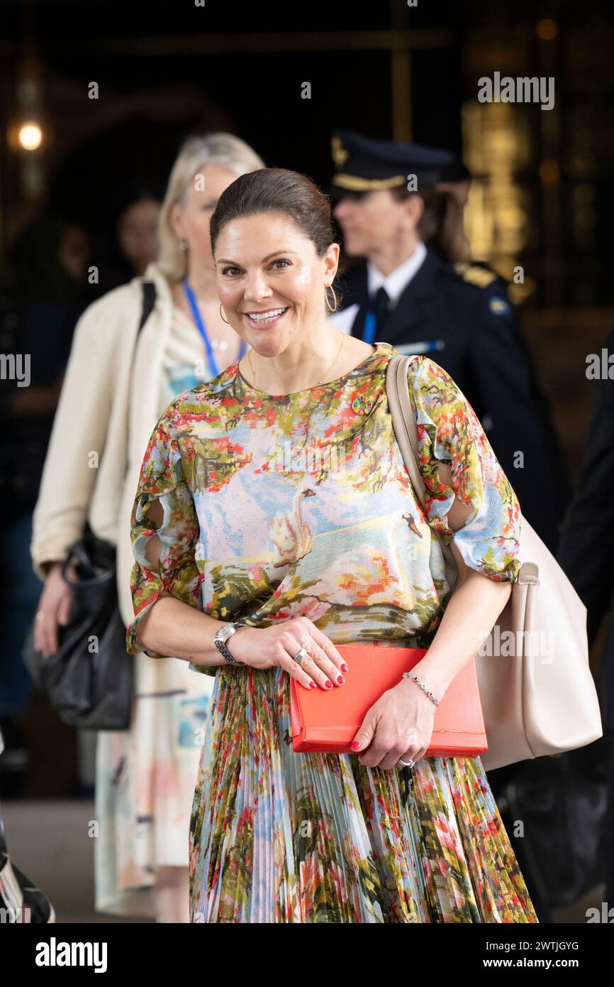 Dhaka, Bangladesh. 18th Mar, 2024. Crown Princess Victoria visits the ...