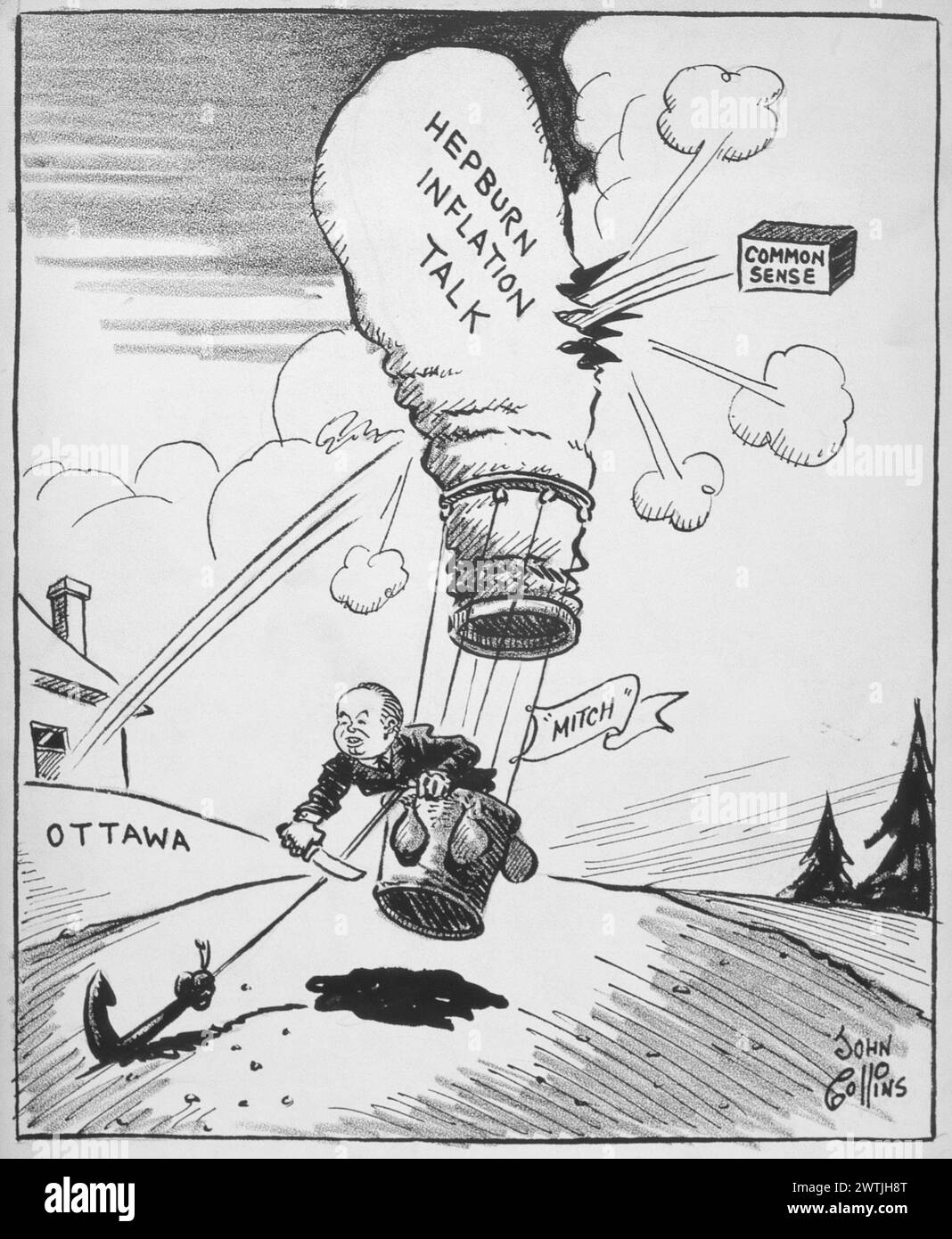 Deflation cartoon hi-res stock photography and images - Alamy