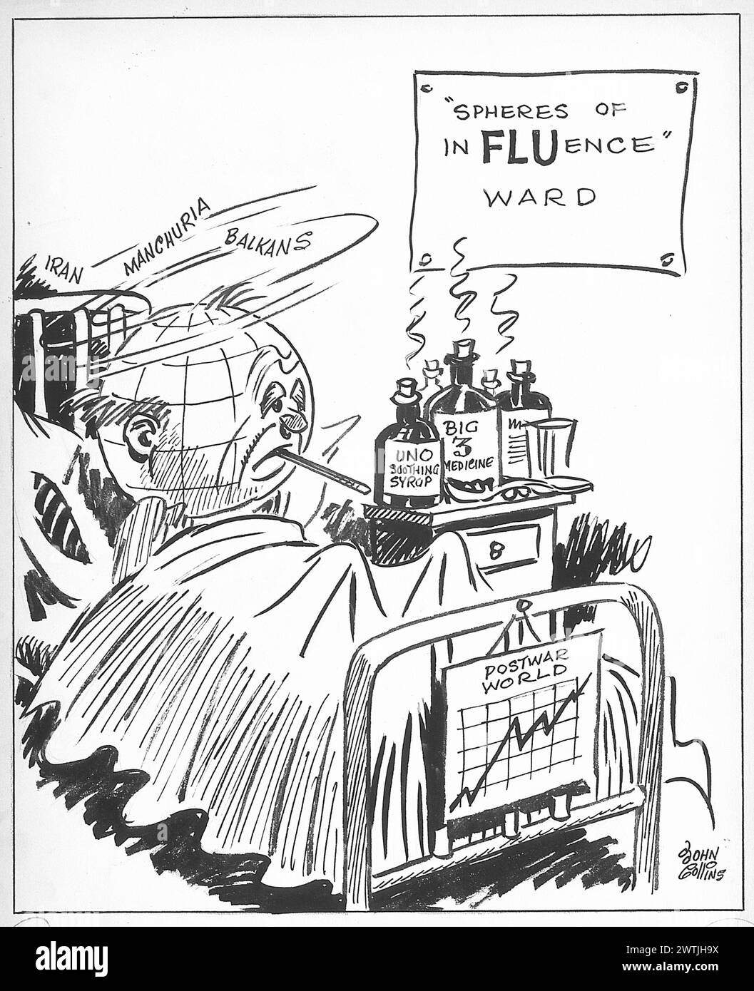 Flu cartoon illustration sick Black and White Stock Photos & Images - Alamy
