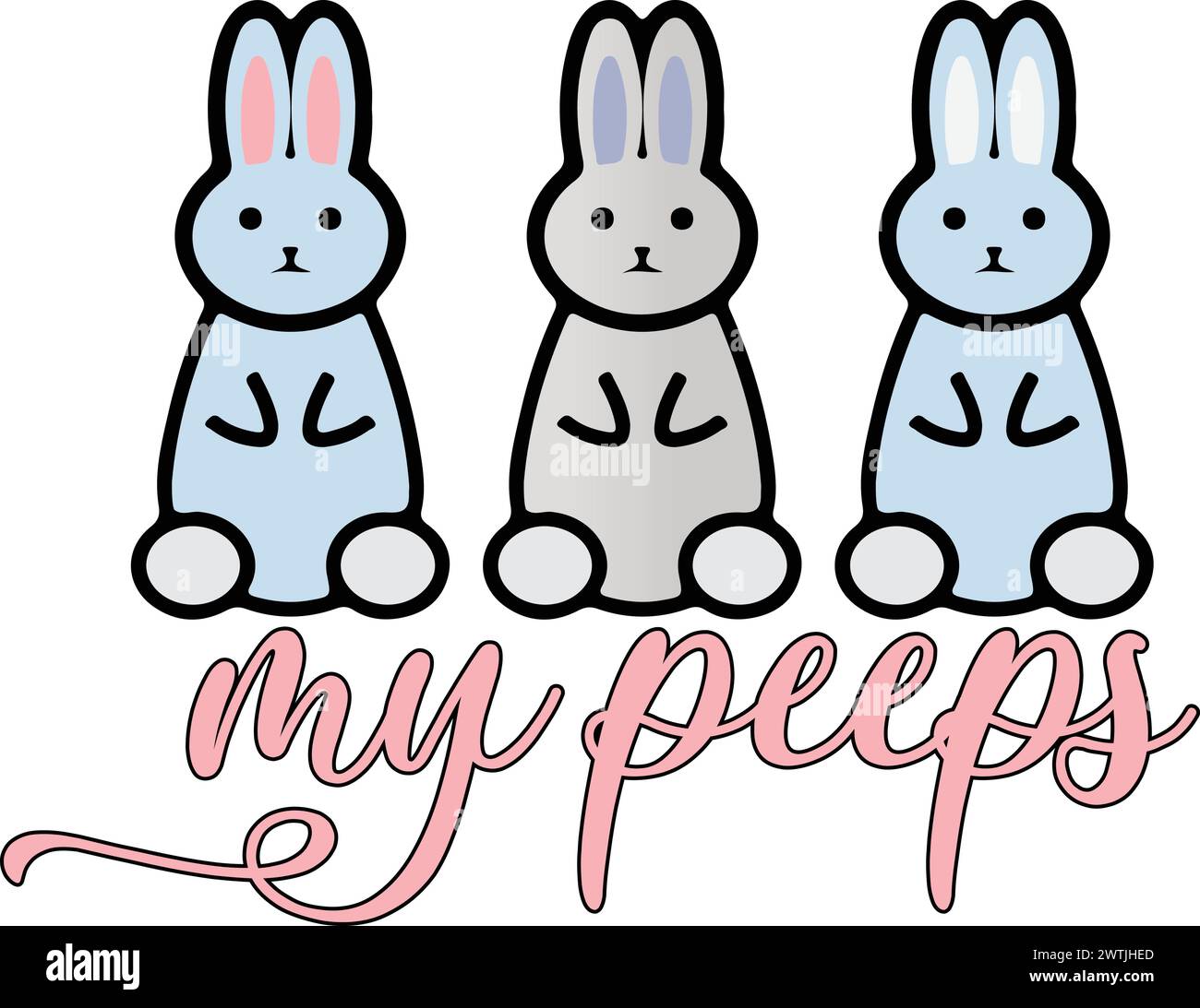 Peeps art Stock Vector Images - Alamy