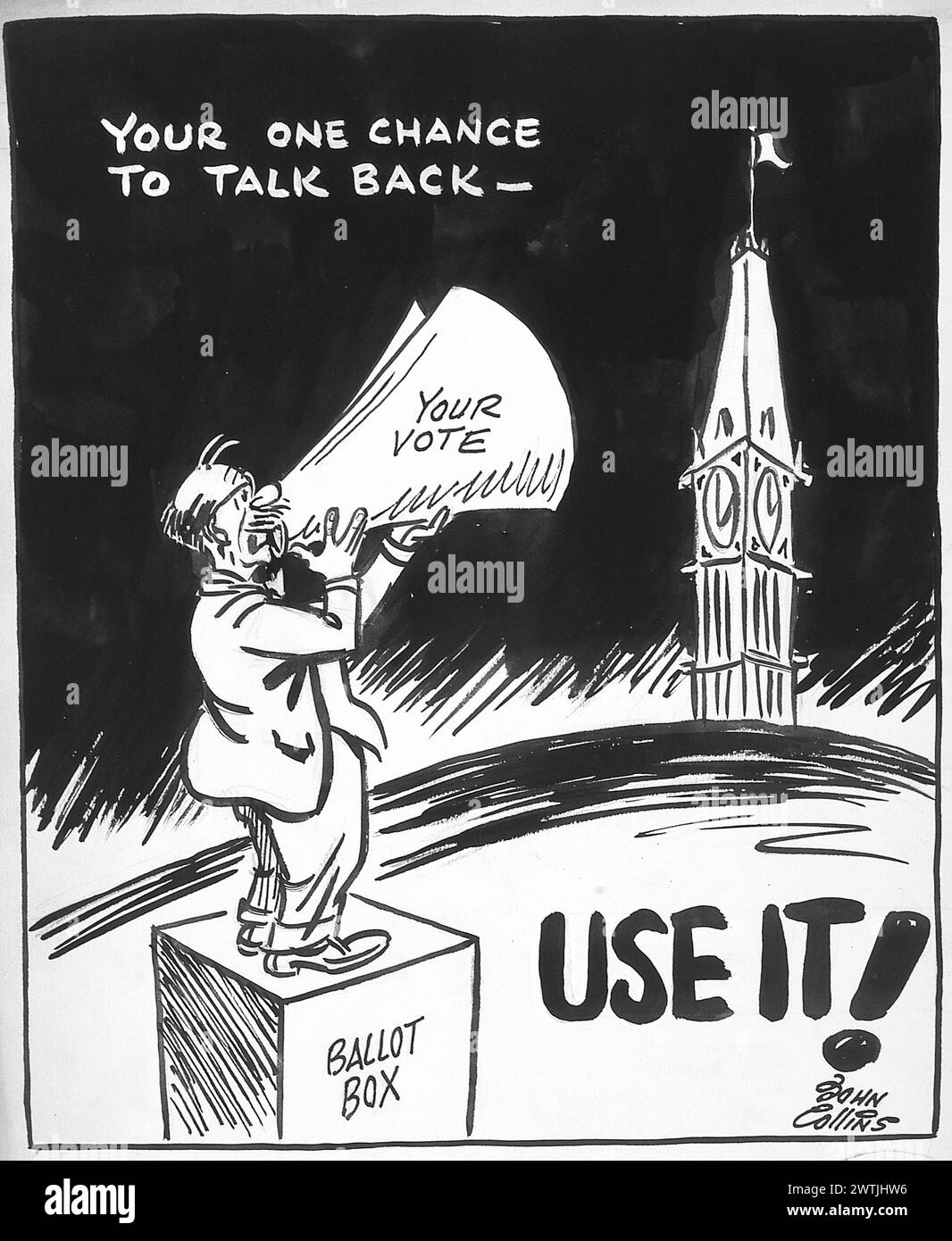 Talk back Black and White Stock Photos & Images - Alamy