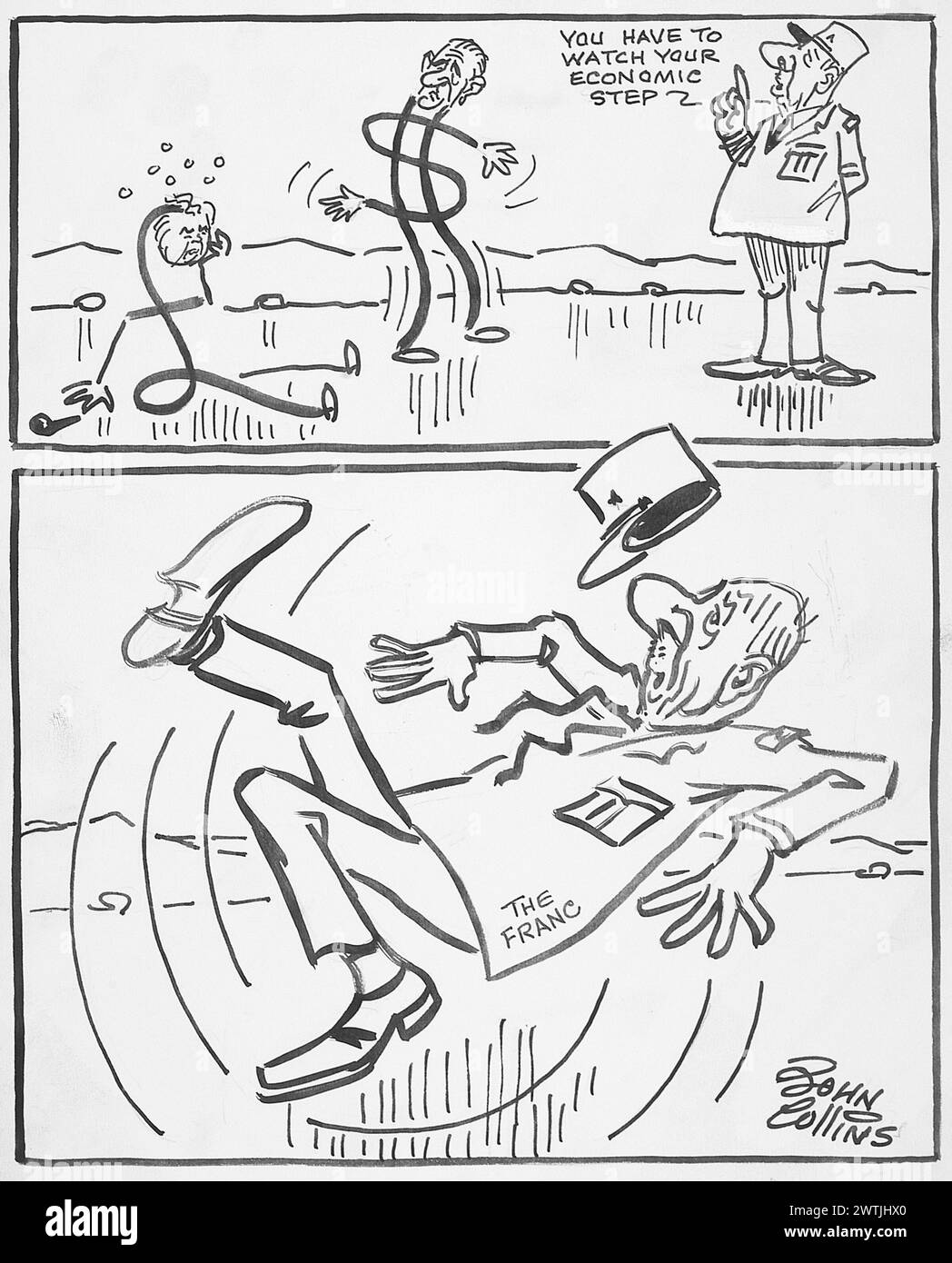 1940s political cartoons hi-res stock photography and images - Alamy
