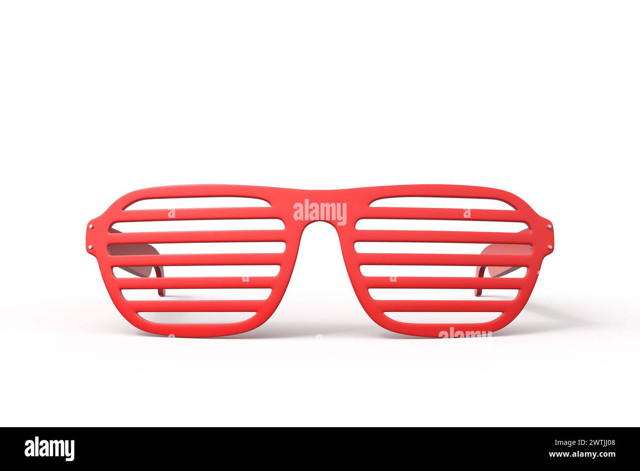 Front view of red shutter shades Stock Photo - Alamy