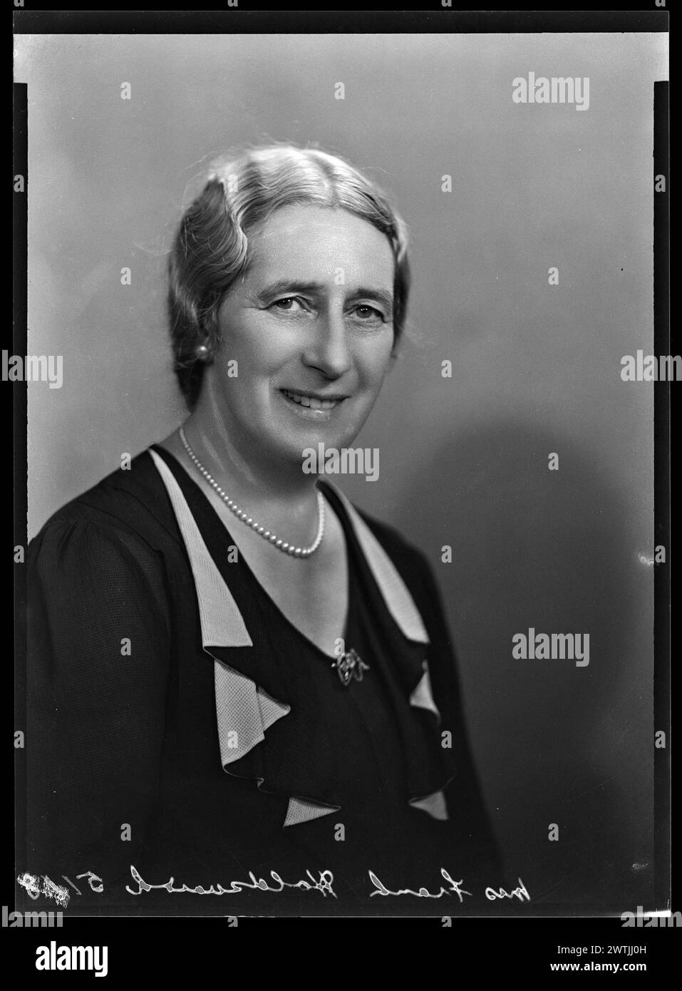 Mrs Frank Holdsworth black-and-white negatives, studio portraits ...