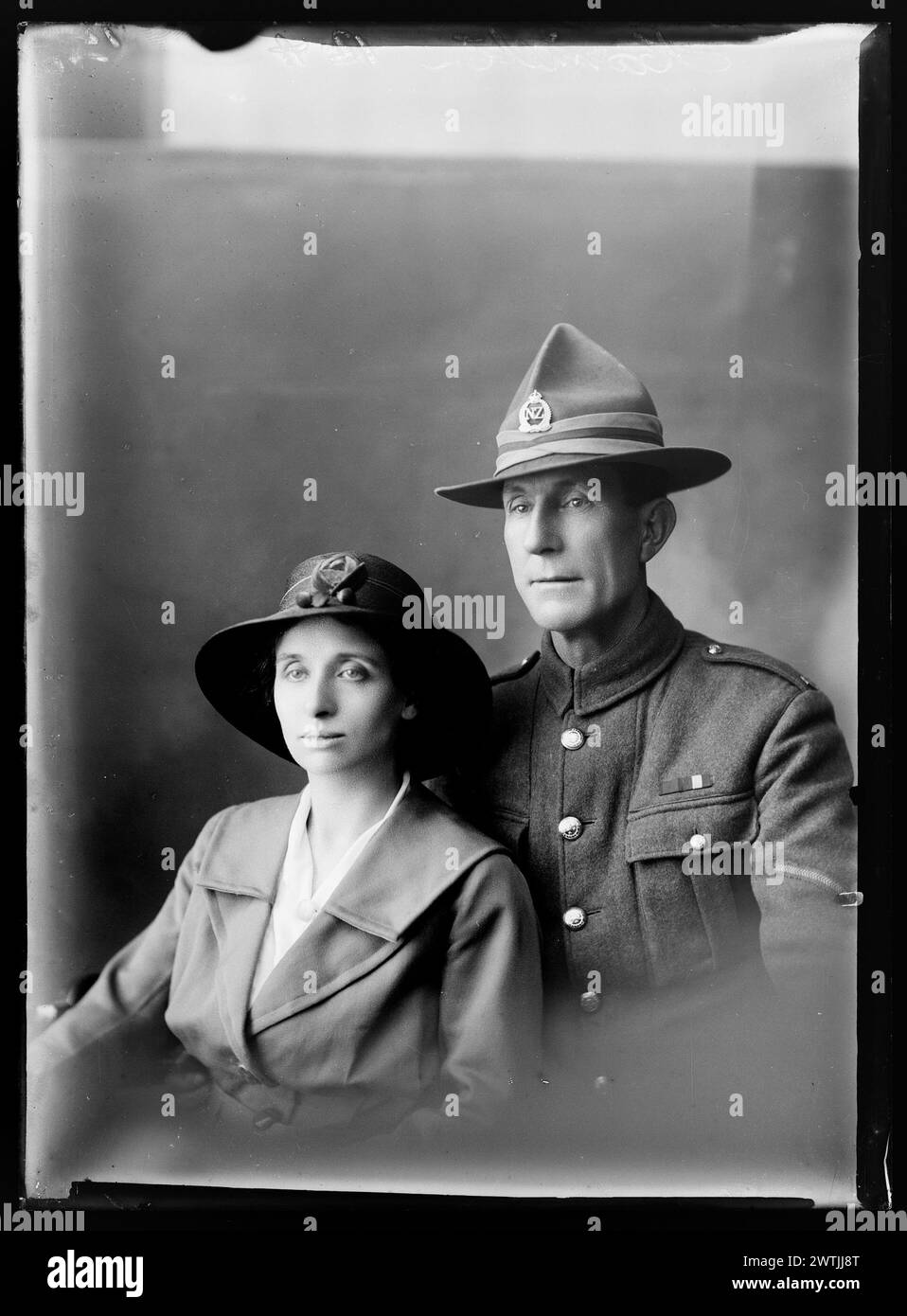 Thomas Shaw Hamilton and Muriel May Hamilton studio portraits ...