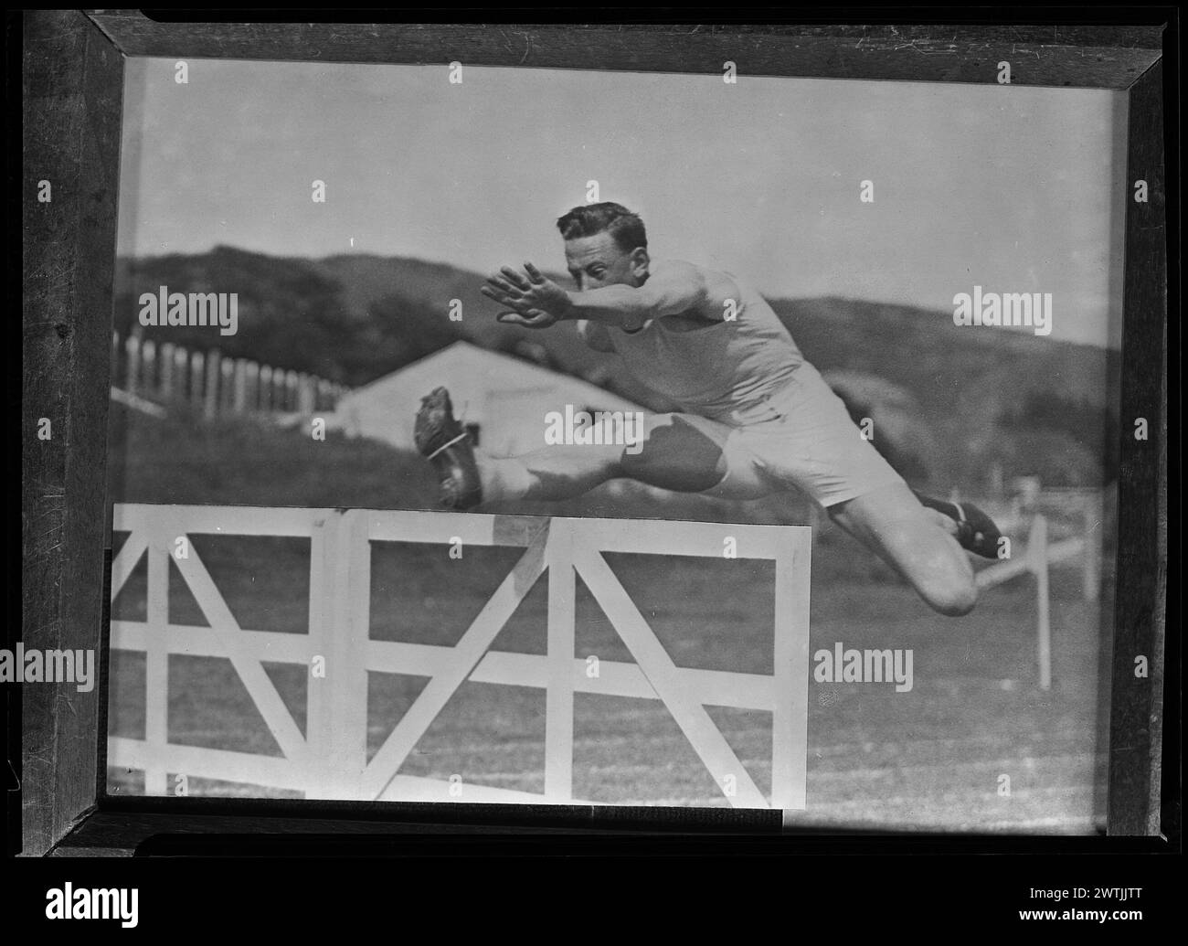 Mr ? Burke black-and-white negatives, studio portraits, gelatin silver ...