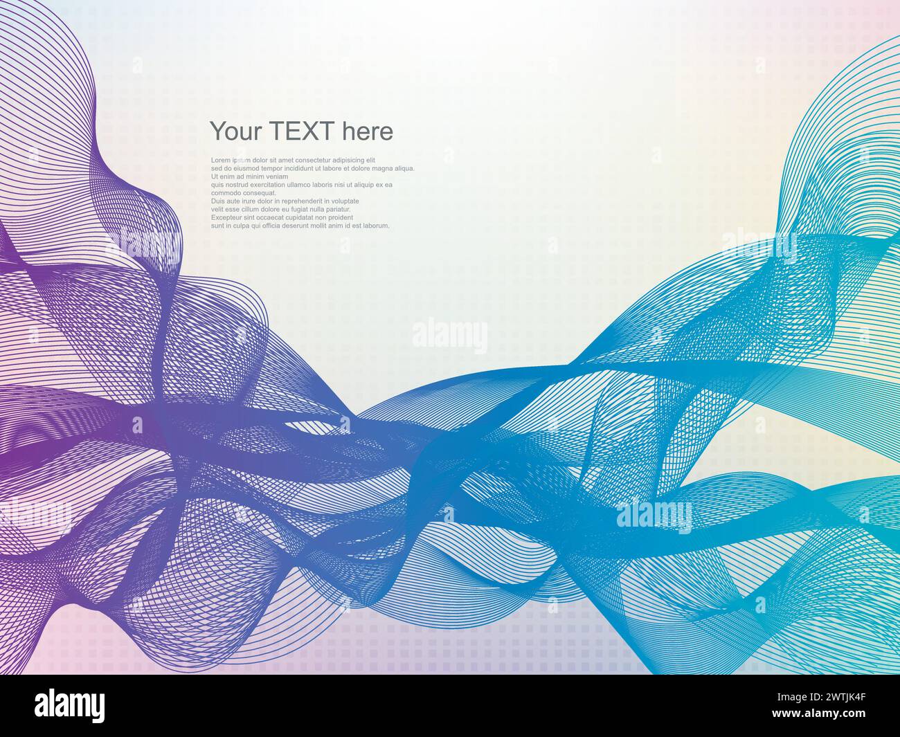 Abstract Blue Wave Background, Vector Illustration Stock Vector Image ...