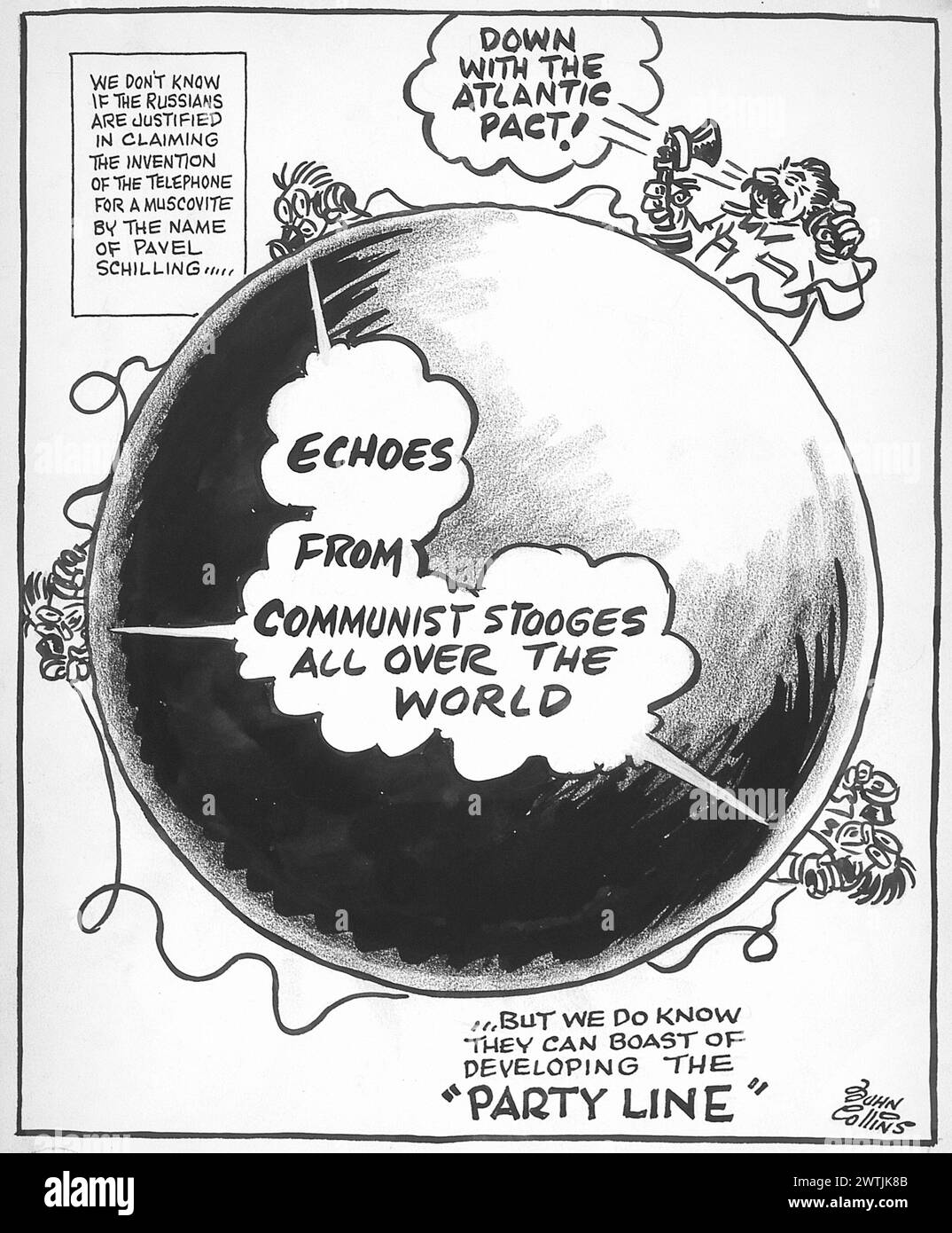 Cartoon - One Invention They Can Claim. John Collins (1917-2007 Stock ...