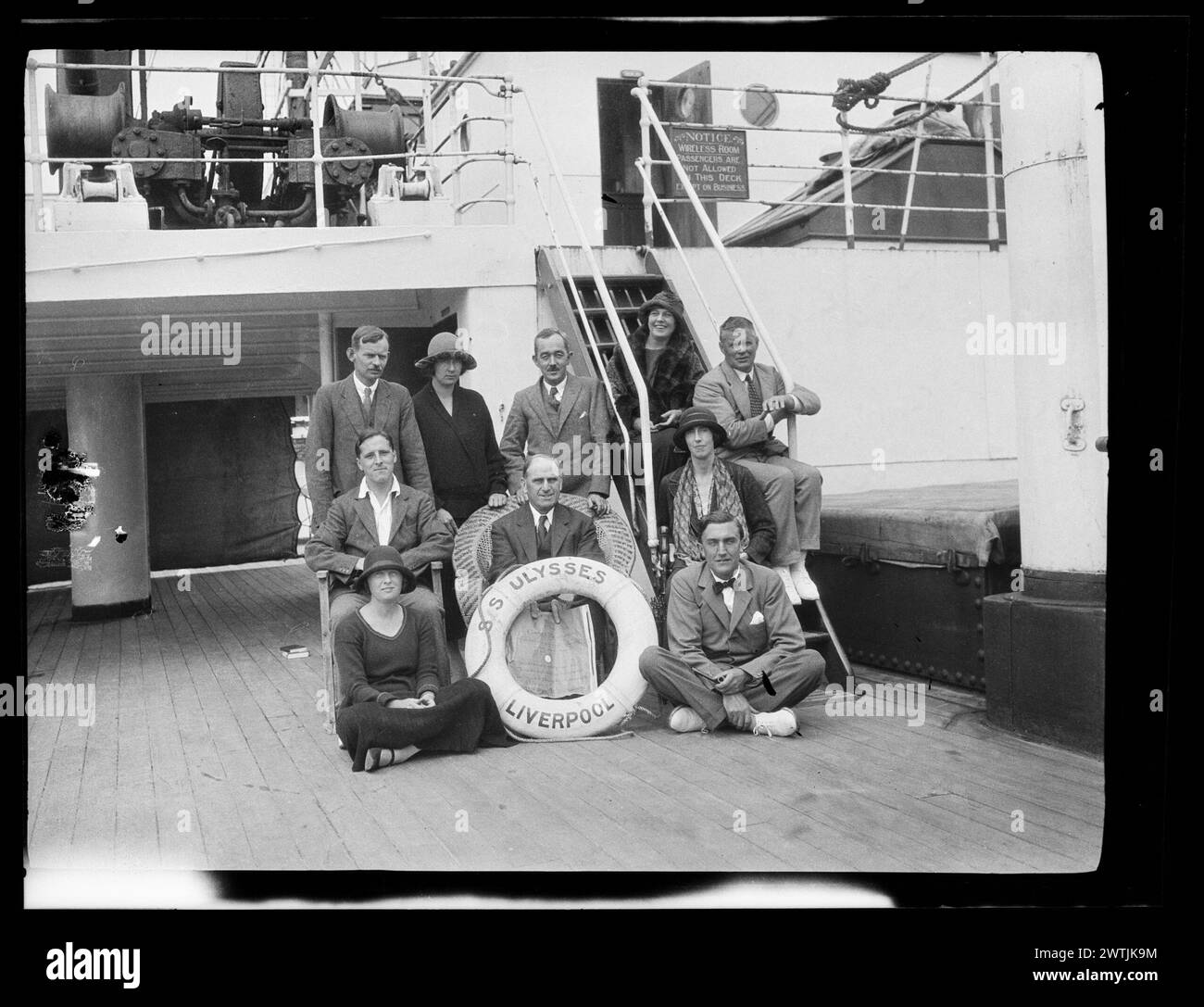 Group portrait Nitrate negatives, black-and-white negatives Stock Photo ...