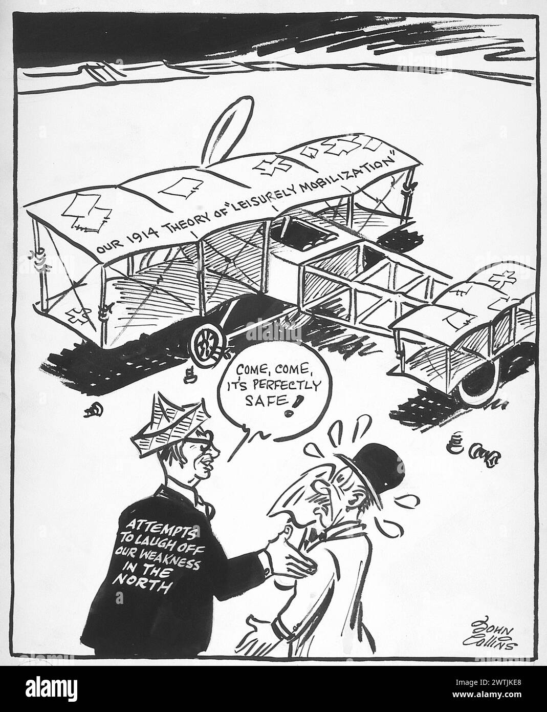 Cartoon - Jest Propelled. John Collins (1917-2007 Stock Photo - Alamy