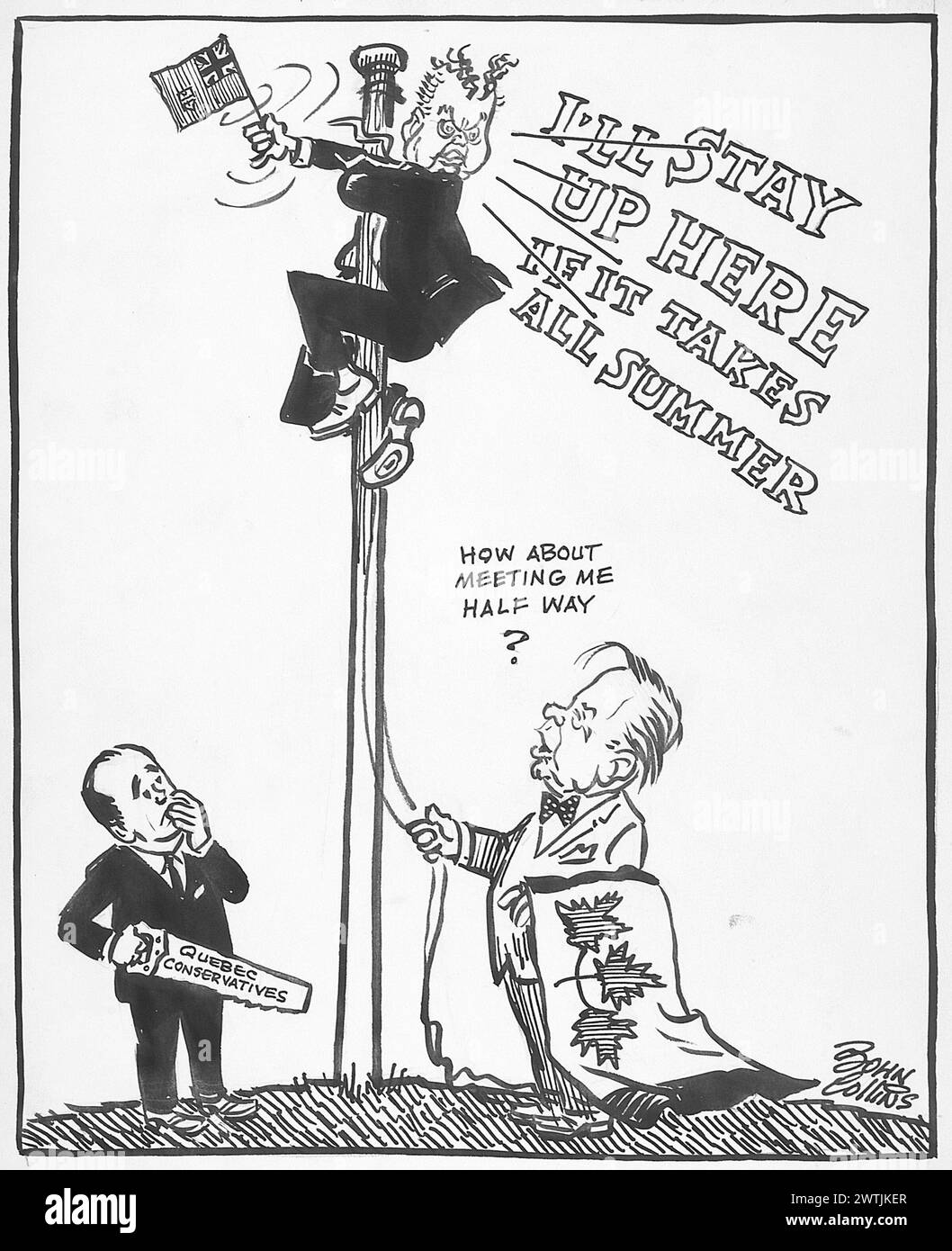 Flagpole cartoon hi-res stock photography and images - Alamy