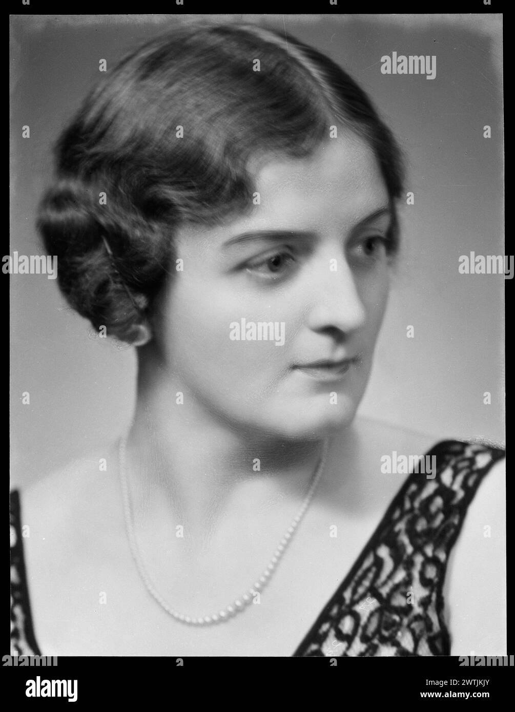 Woman; inscribed 'Miss. V. Mabin gelatin silver negatives, black-and ...