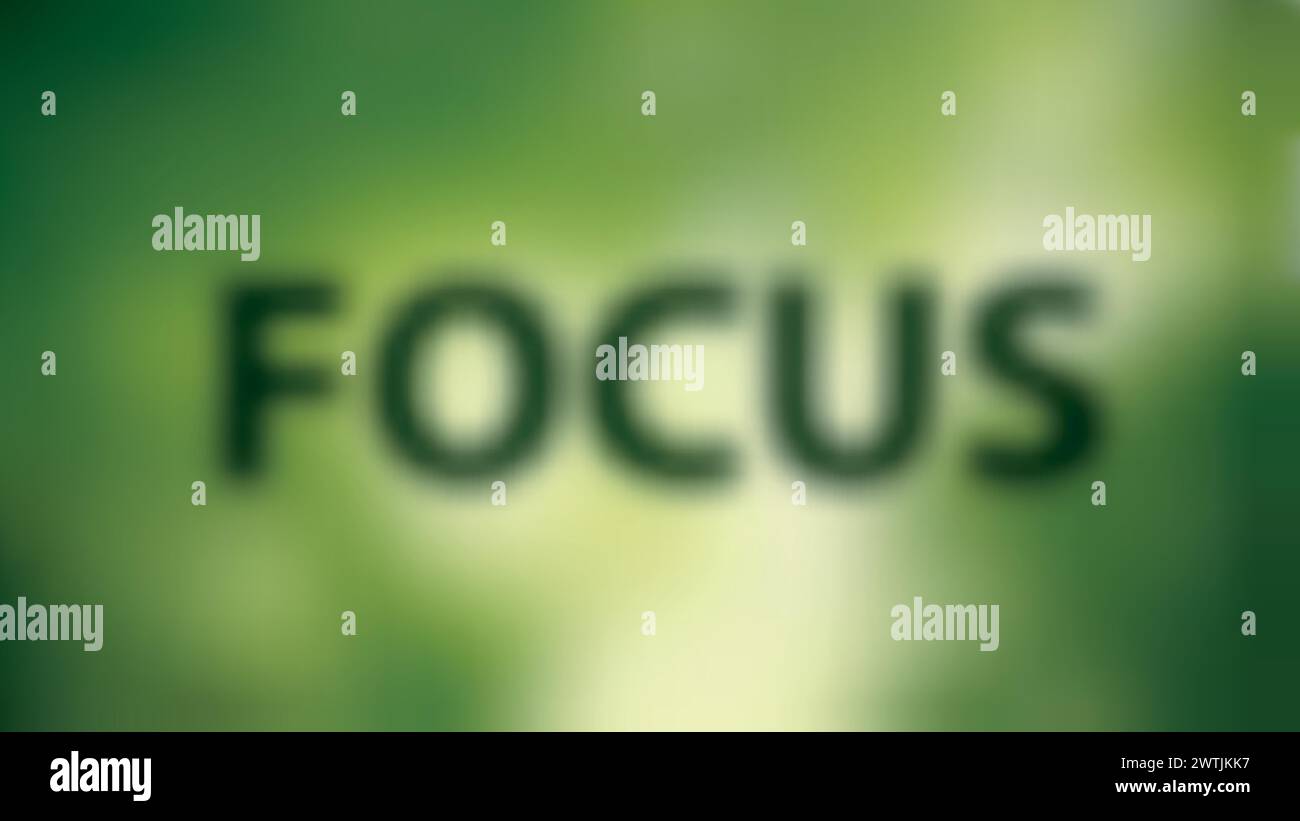 Focus Blurred Widescreen Background, Vector Illustration Stock Vector ...