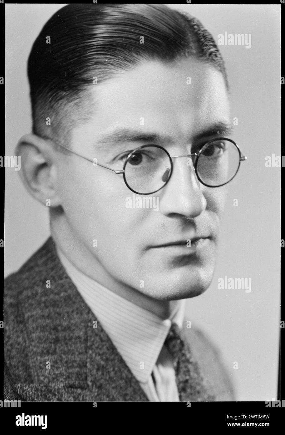 Man; inscribed 'H. C Brown' gelatin silver negatives, black-and-white ...