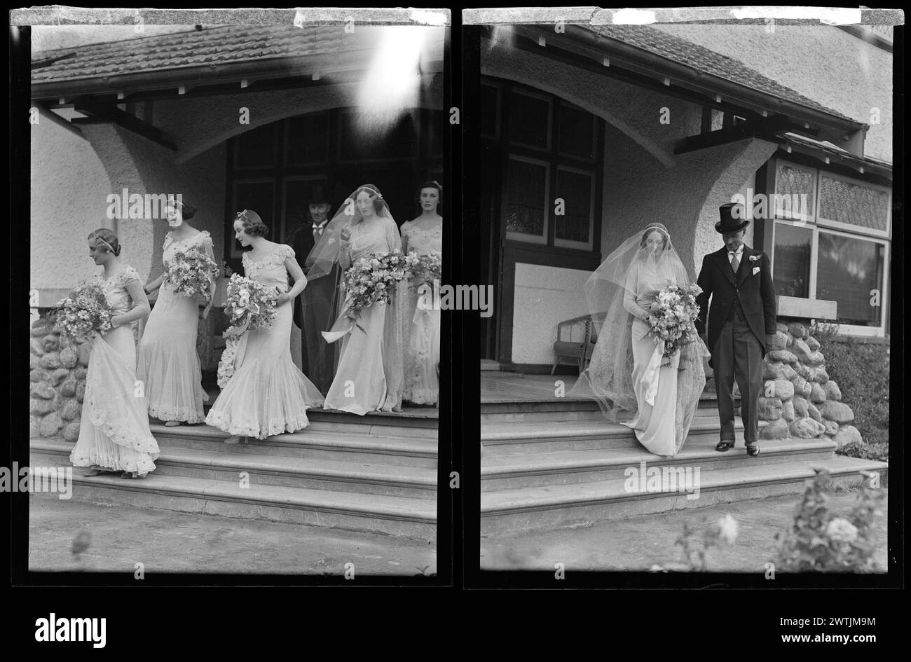 Wedding; inscribed 'Mrs Gorringe' gelatin silver negatives, black-and ...