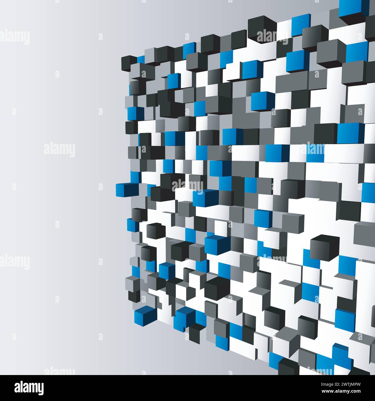 3D Cubes, Vector Illustration Stock Vector Image & Art - Alamy